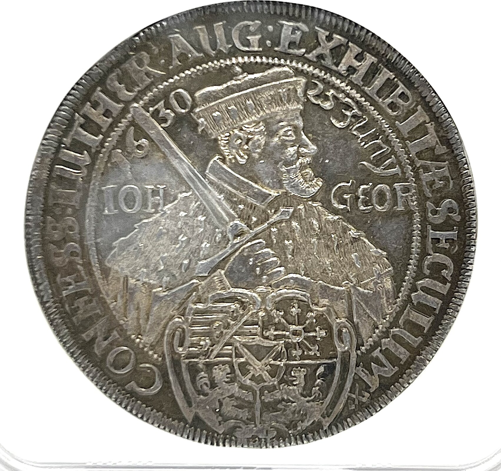 GERMANY German States Saxony 1630 Taler Coin NGC MS65 STG Thaler UNC ...