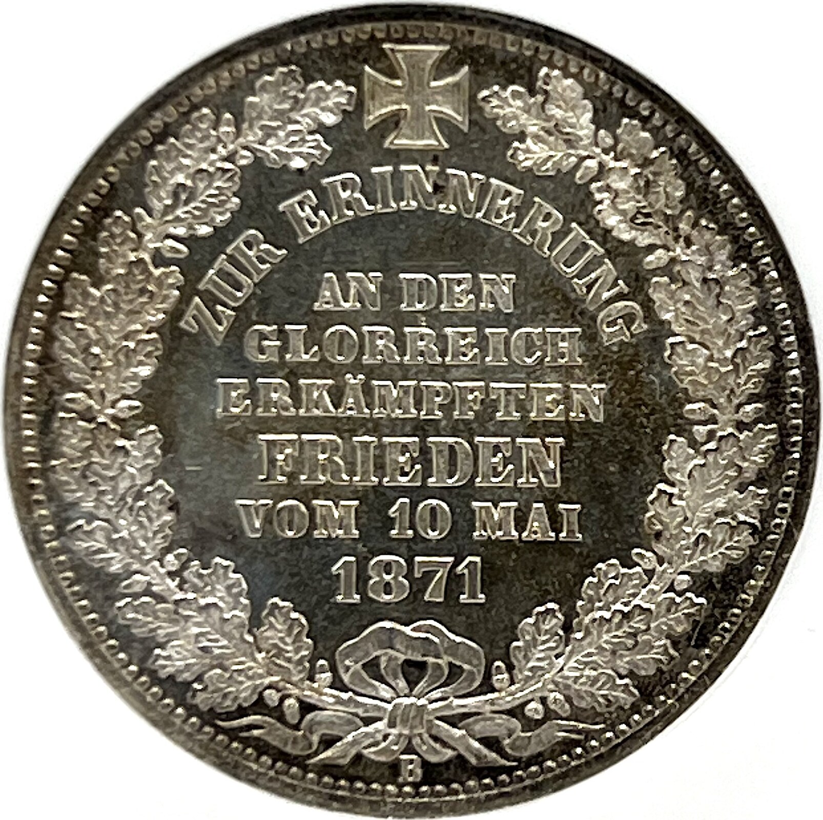 GERMANY 1871 B German States Bremen 1871 Taler Coin Thaler NGC MS 66 ...