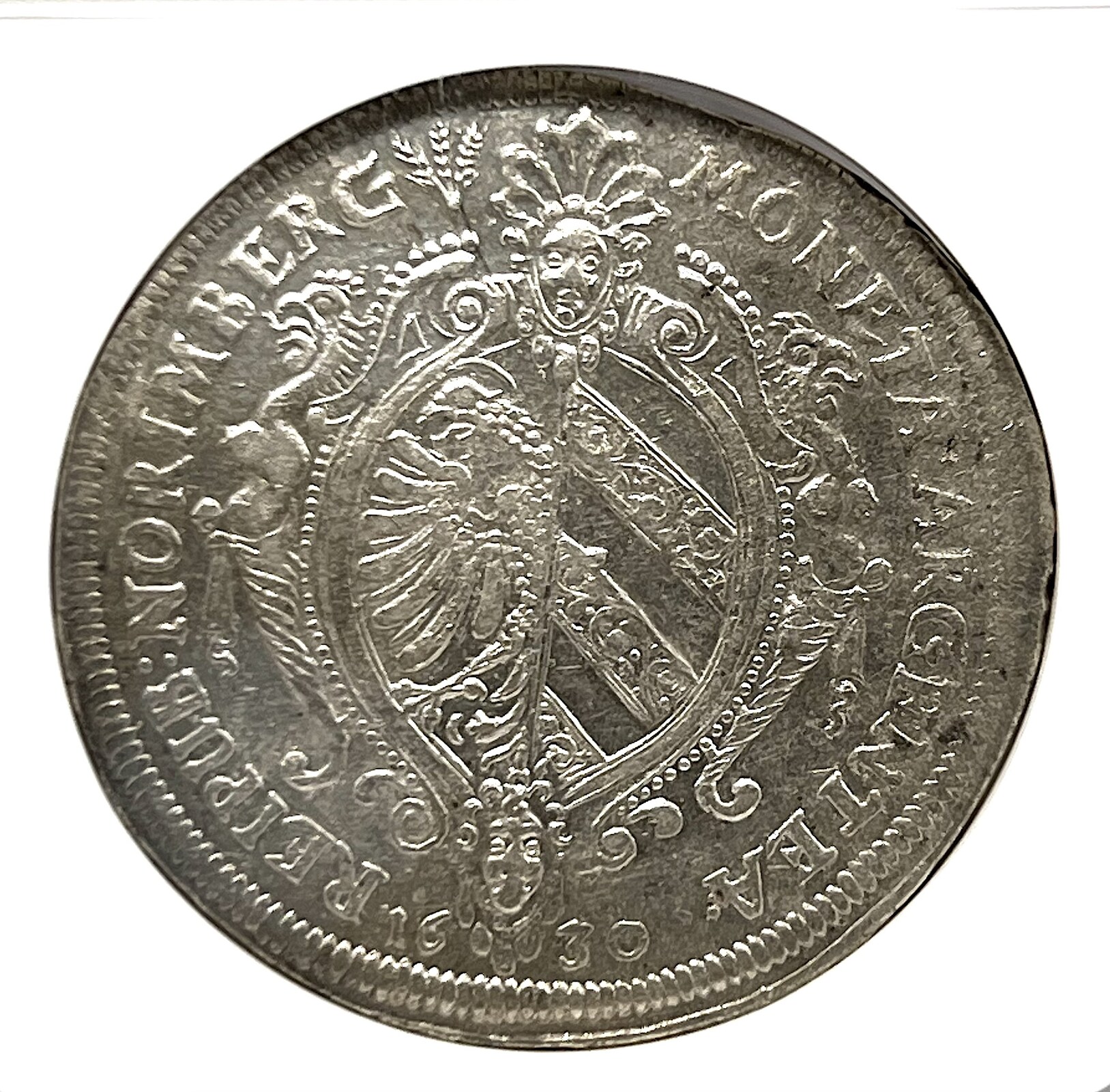 GERMANY German States Nuremberg 1630 Taler Coin Thaler NGC MS 61 VZ/F ...