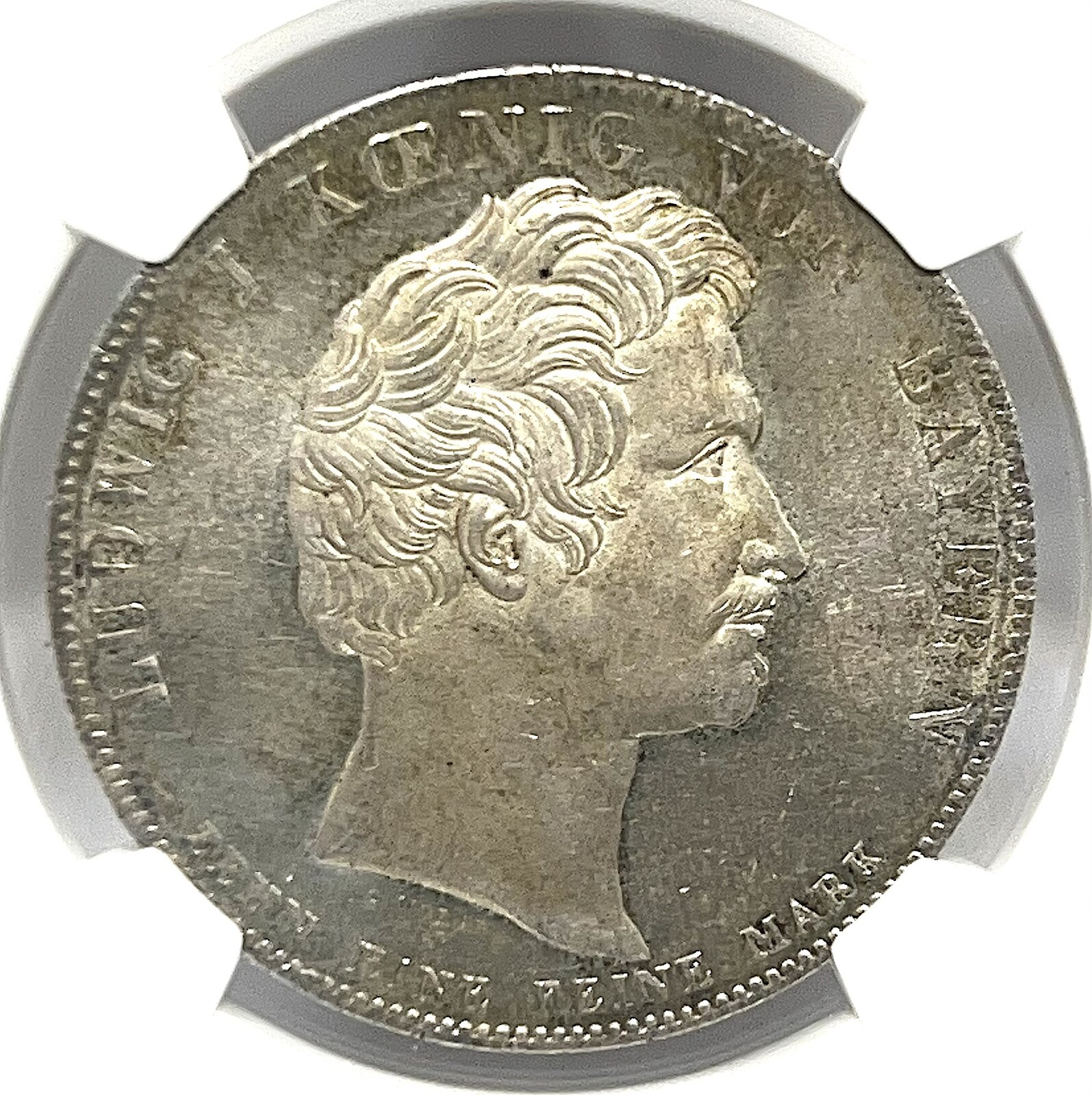 GERMANY German States Bavaria 1835 Taler Coin Thaler NGC MS 63 F.STG ...