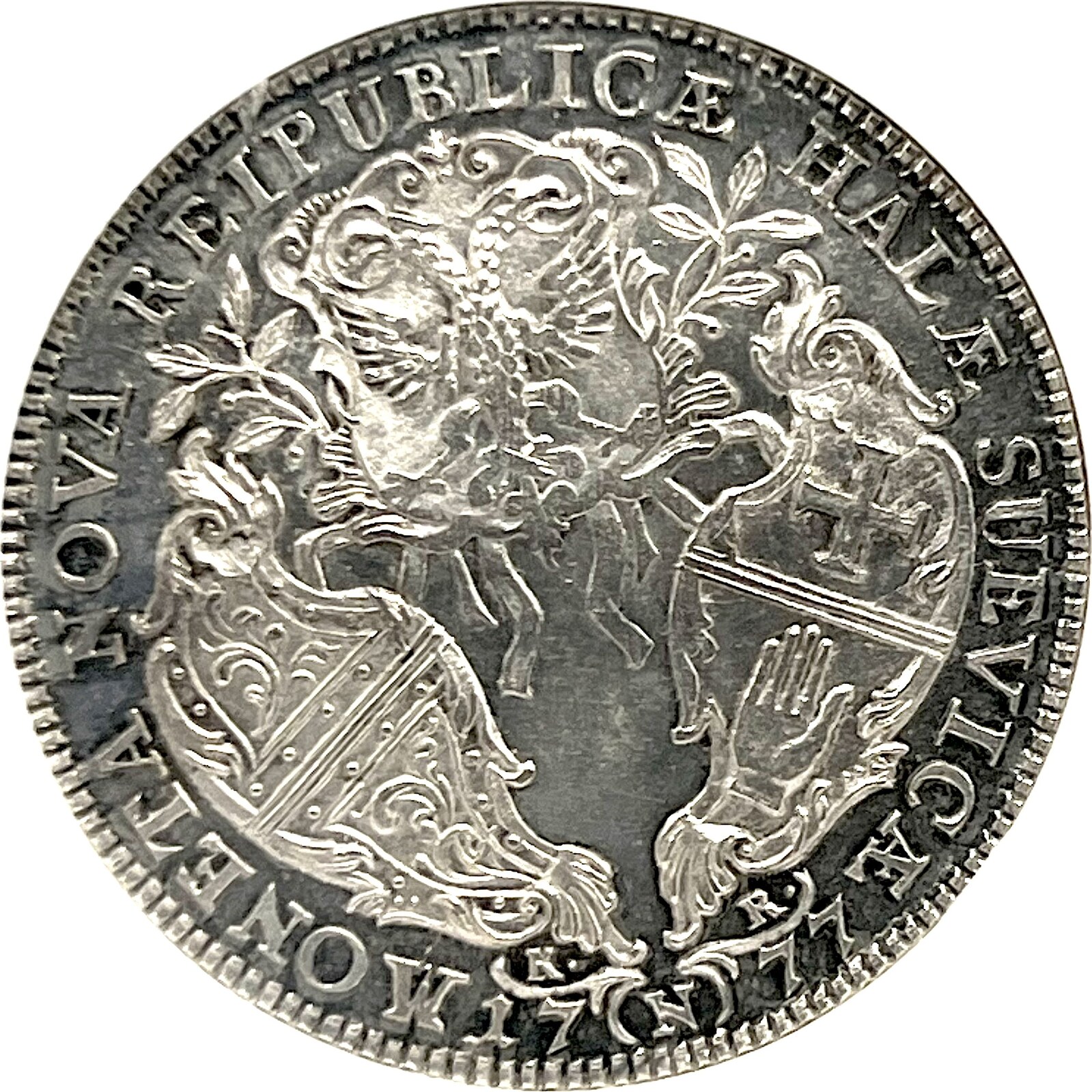 GERMANY 1777 E(N)K German States SCHWABISCH HALL 1777 Taler Coin Thaler ...