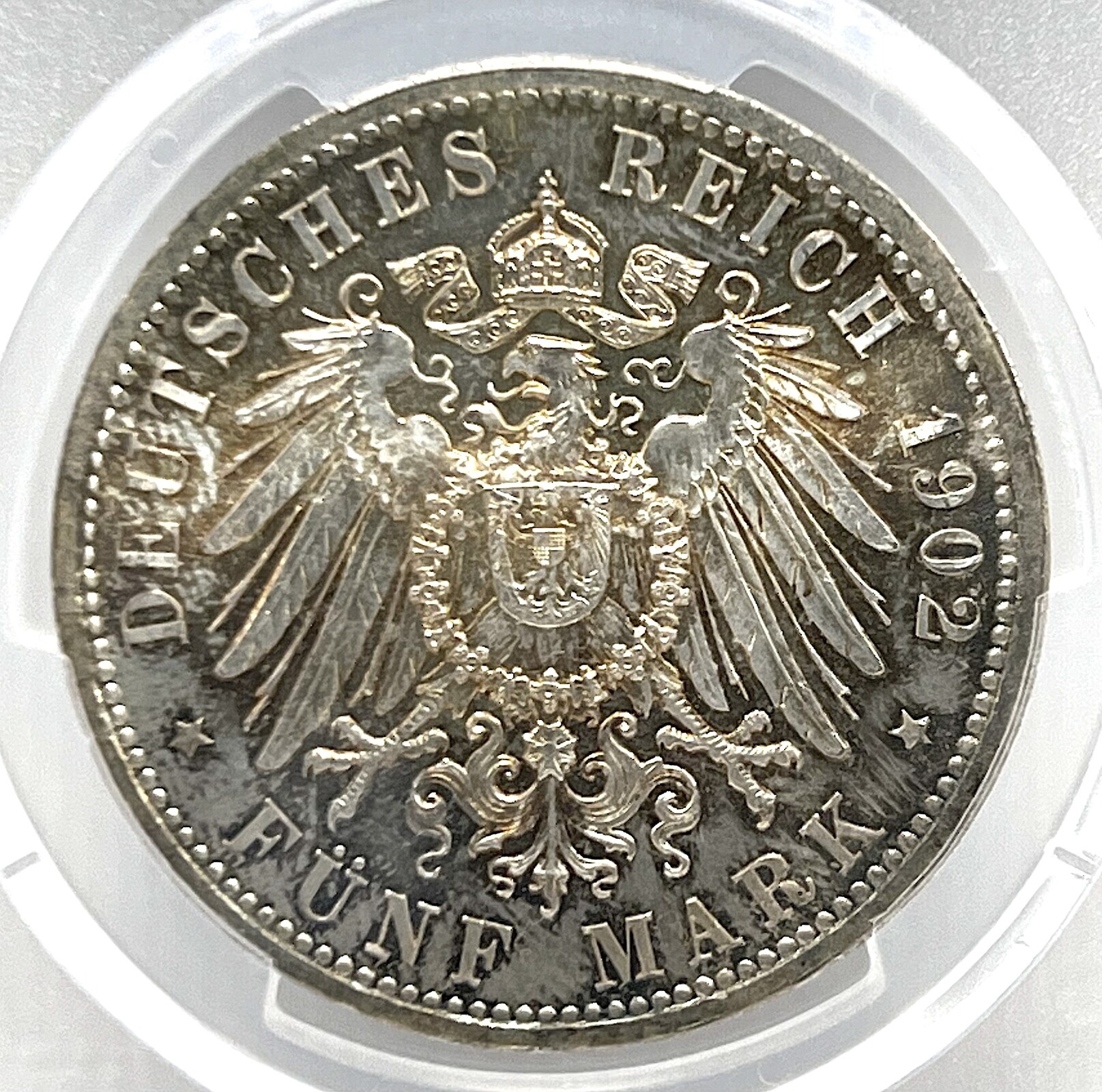 German State Baden 1902 5 Mark Coin PCGS MS 66 STG UNC/BU JUBILEE MS66 ...