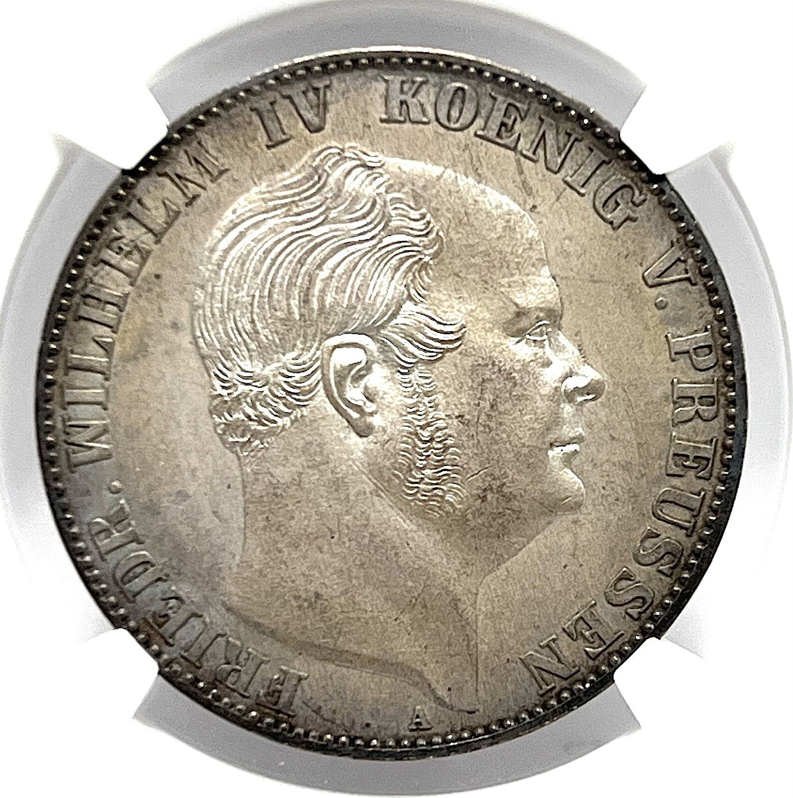GERMANY German States Prussia 1861A Taler Coin DEATH Thaler NGC PF 63 ...