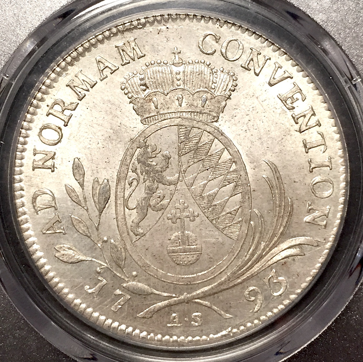 German States Bavaria 1793 Taler Coin Thaler PCGS MS 62 VZ/F.STG UNC ...