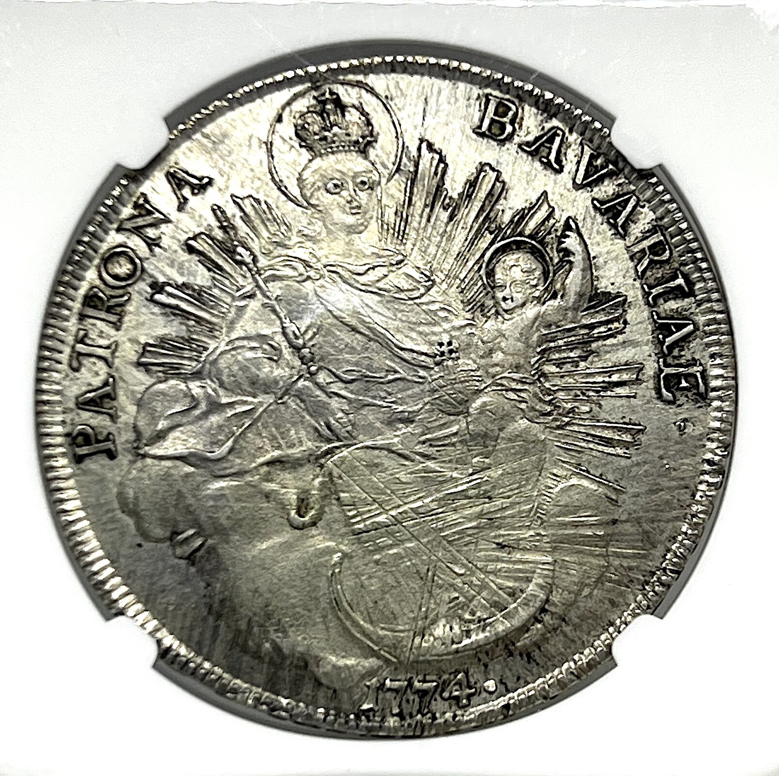 GERMANY 1774A German States Bavaria 1774 Taler Coin Thaler NGC MS 62 VZ ...