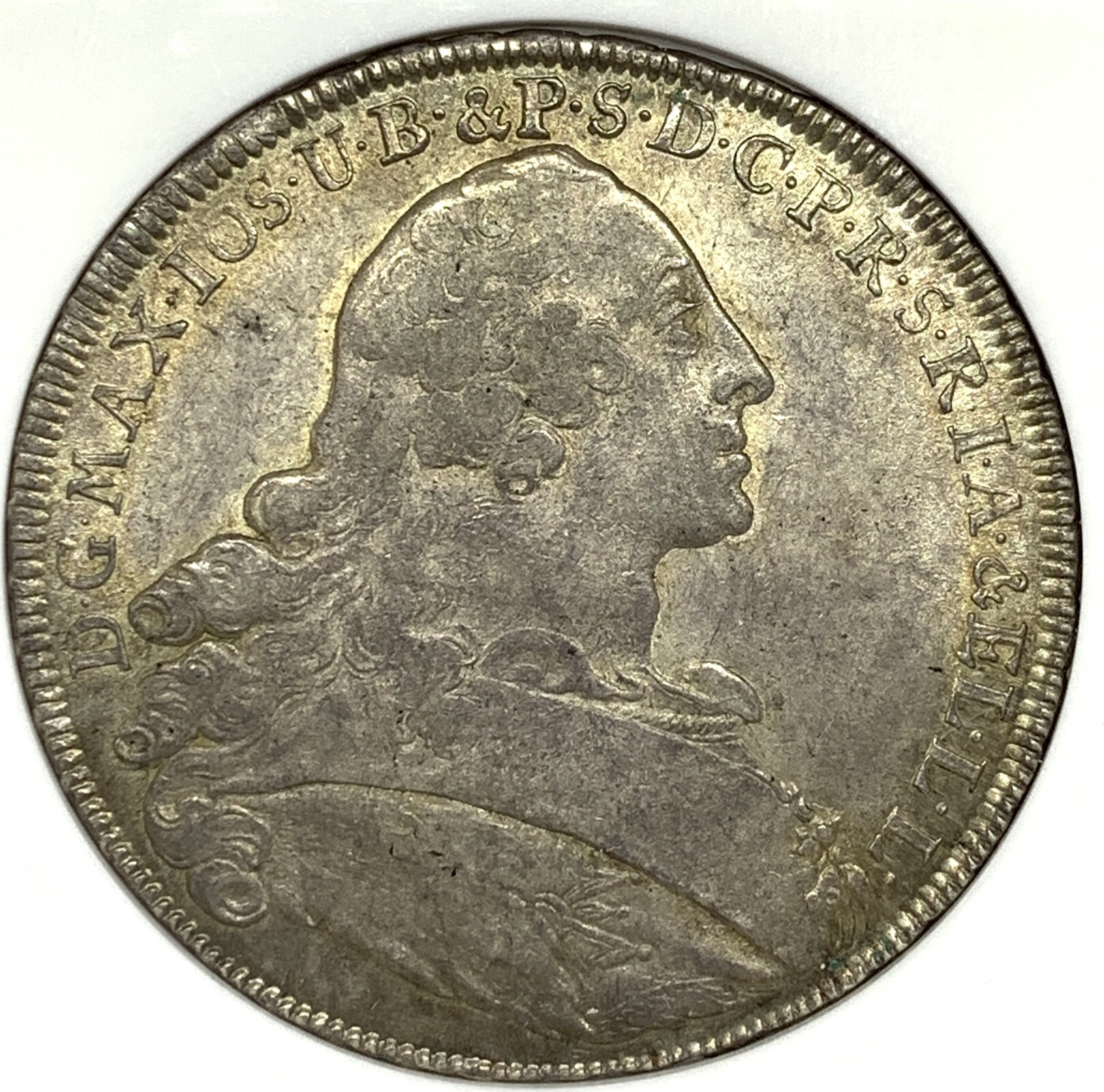 GERMANY German States Bavaria 1759 Taler Coin Thaler NGC MS 62 VZ/STG ...