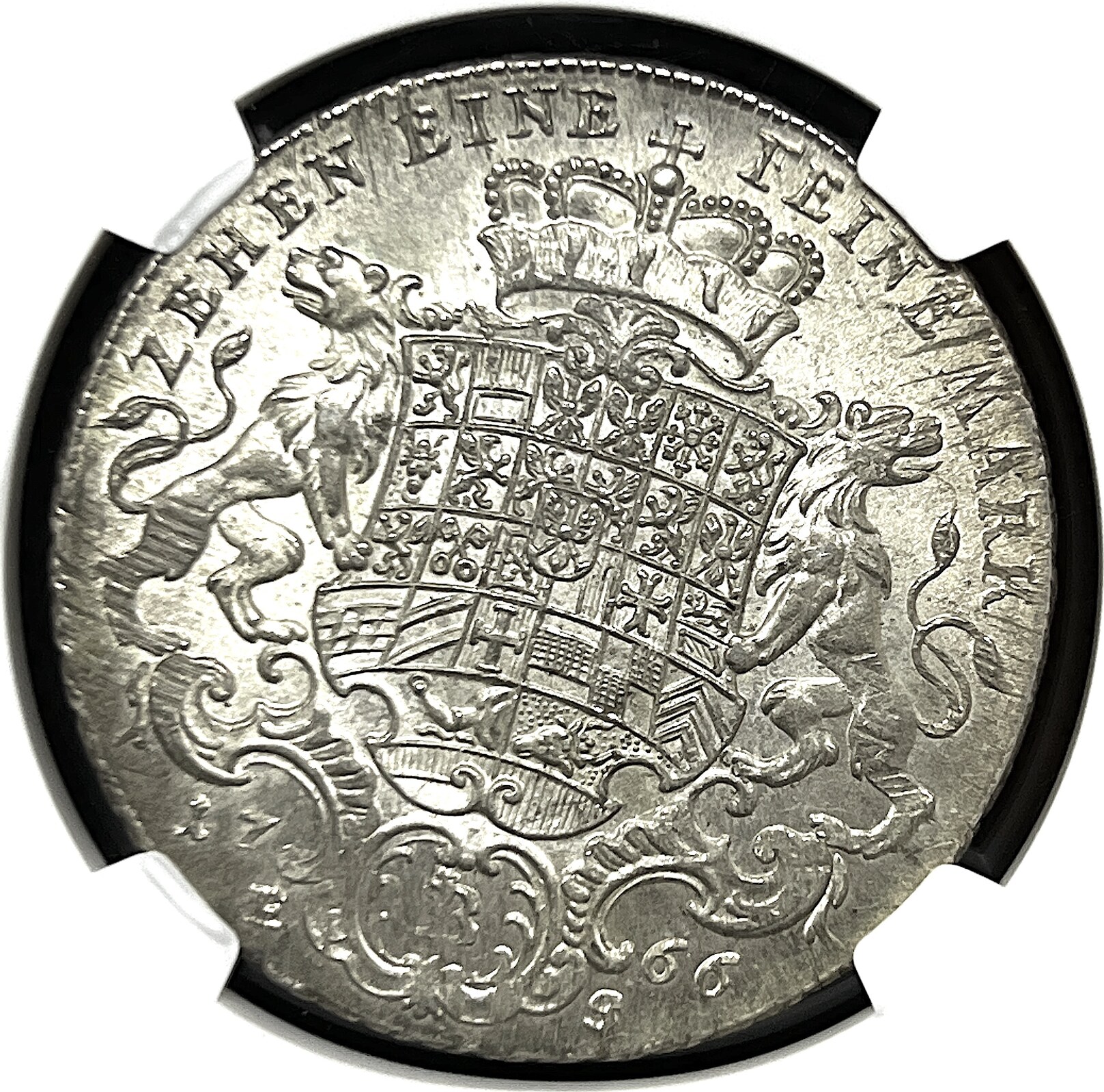 GERMANY 1766 B-ES German States Brandenburg-Bayreuth 1766 Taler Coin ...