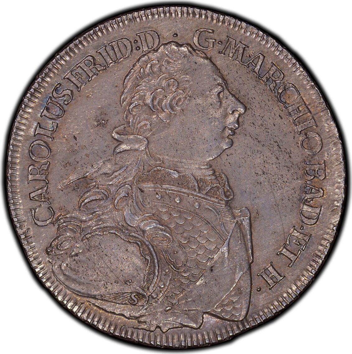 German States Baden- Durlach 1766 SW Taler Coin Thaler PCGS MS 63 F.STG ...