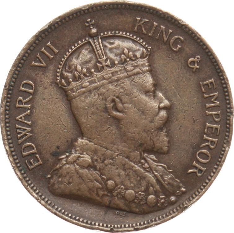 British Honduras (Belize) 50 Cent 1909 Edvard VII. VF | MA-Shops