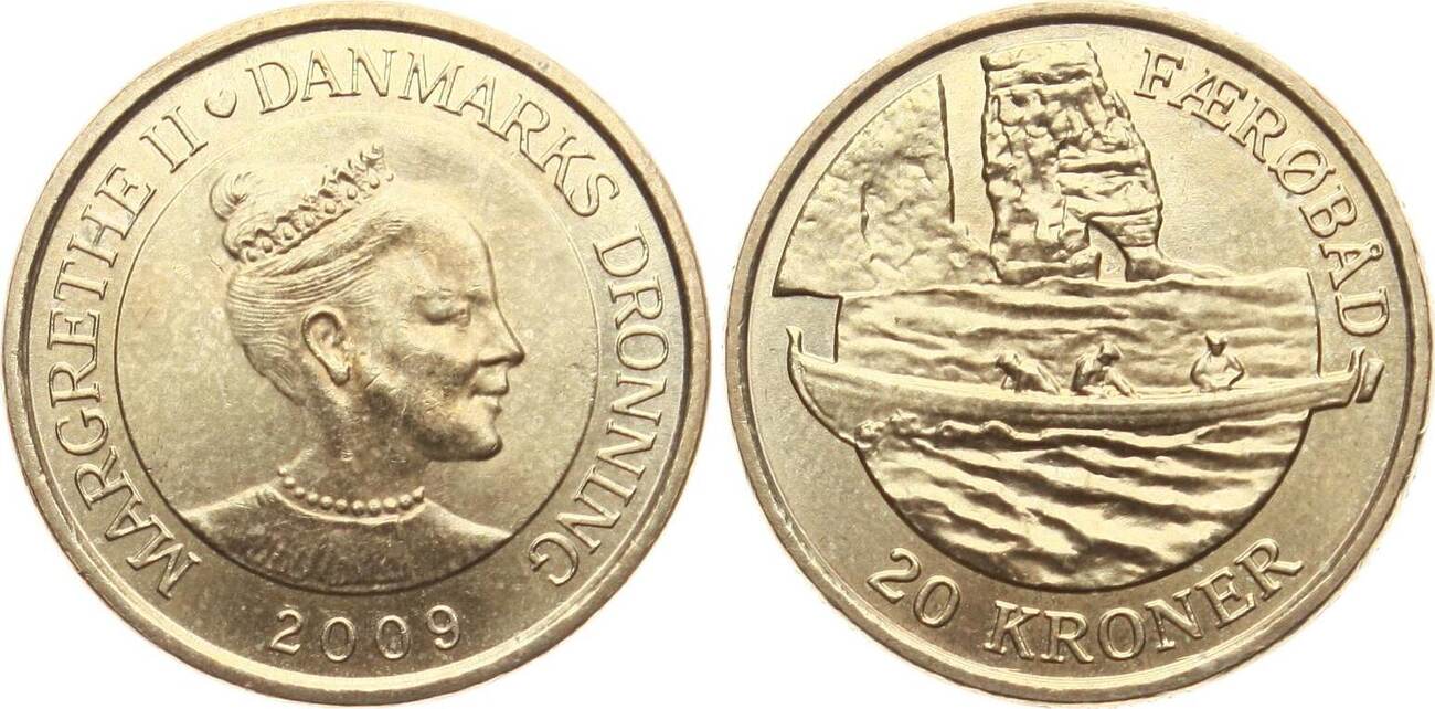 Dänemark 20 Kroner 2012 Margarethe II., Schiffsserie EF | MA-Shops