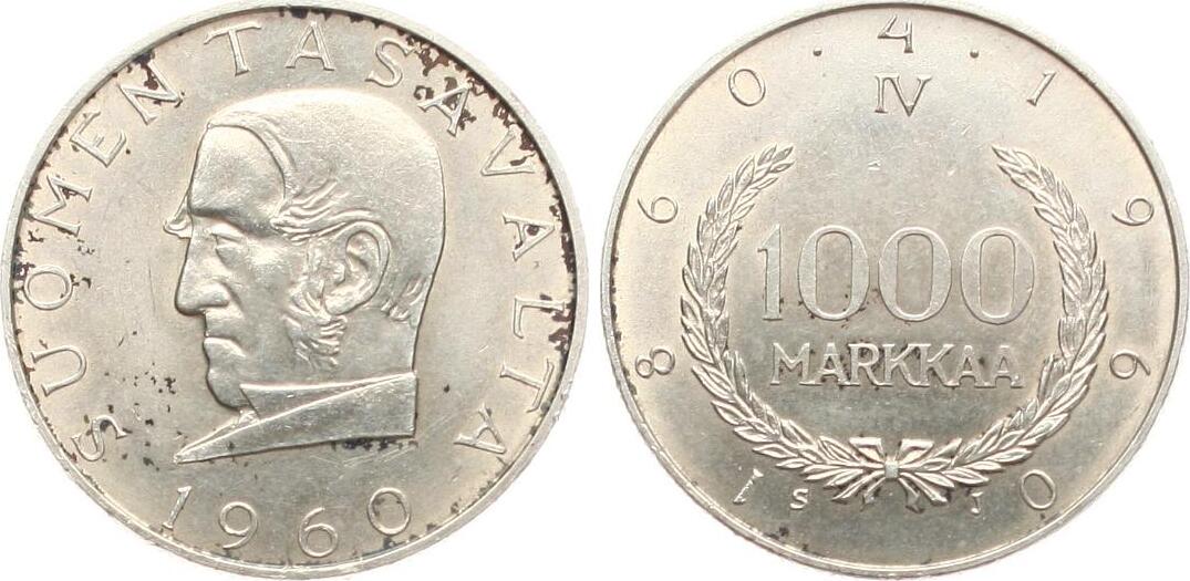 Finnland 1000 Markkaa 1960 EF | MA-Shops