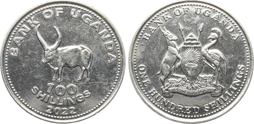 Uganda 100 Shillings 2022 EF | MA-Shops