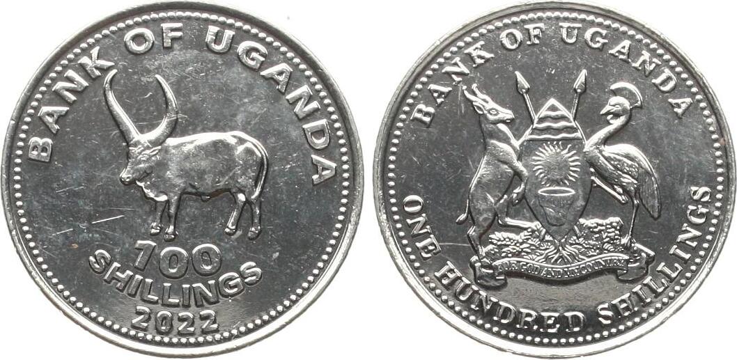 Uganda 100 Shillings 2022 EF | MA-Shops