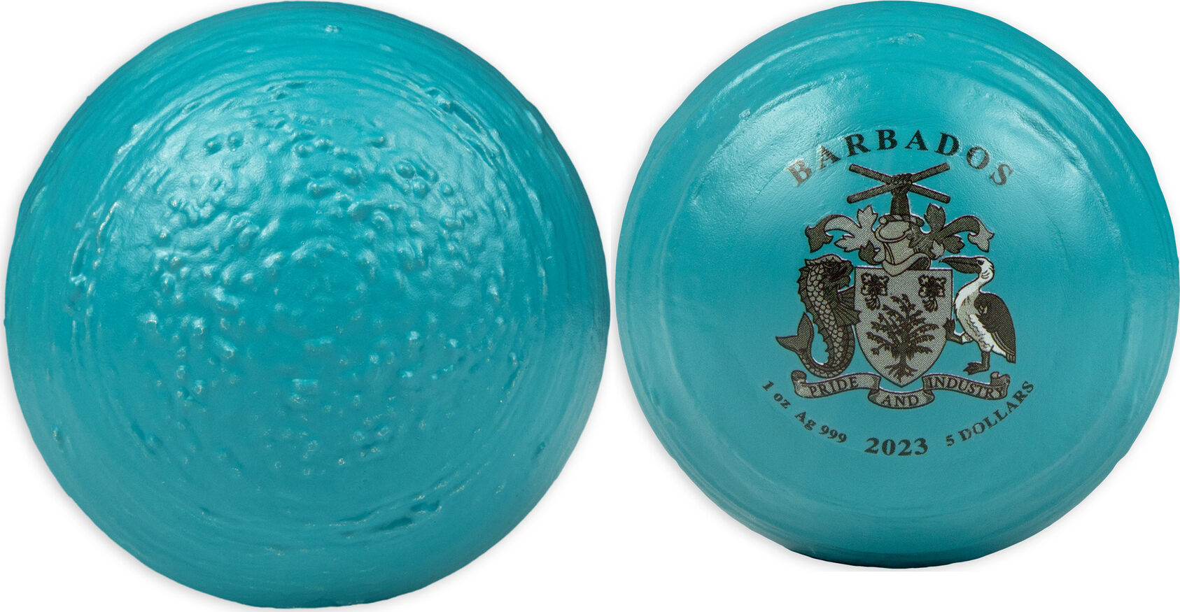 5 Dollar 1 OZ Uranus Spherical Coin Barbados 2023 AF | MA-Shops