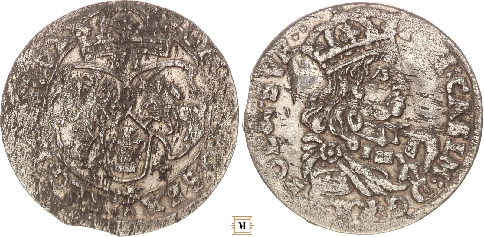 Poland 6 groschen 1662 TT Johann II. Casimir, Bromberg | MA-Shops