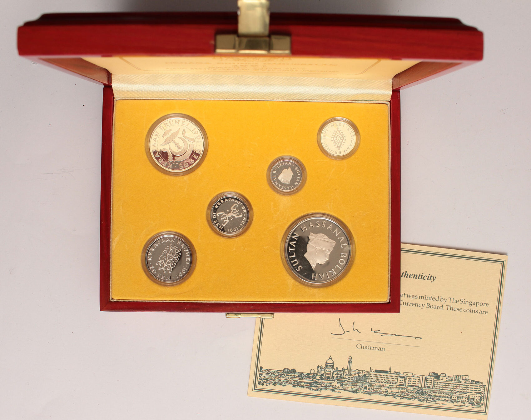 Brunei coin set 1991 proof | MA-Shops