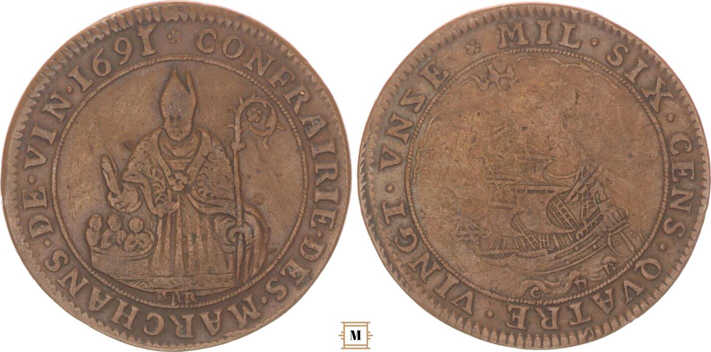 France wine dealer jeton 1691 Merchards de Vin | MA-Shops