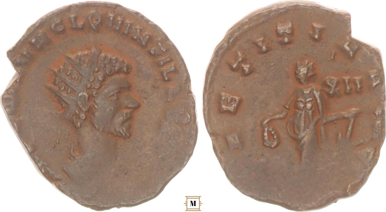 Roman Empire Antoninianus 270 Quintillus, LAETITIA AVG, Rome | MA-Shops