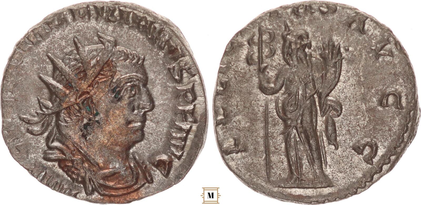 Roman Empire Antoninianus 253-260 Valerian I., FELICITAS AVGG ...