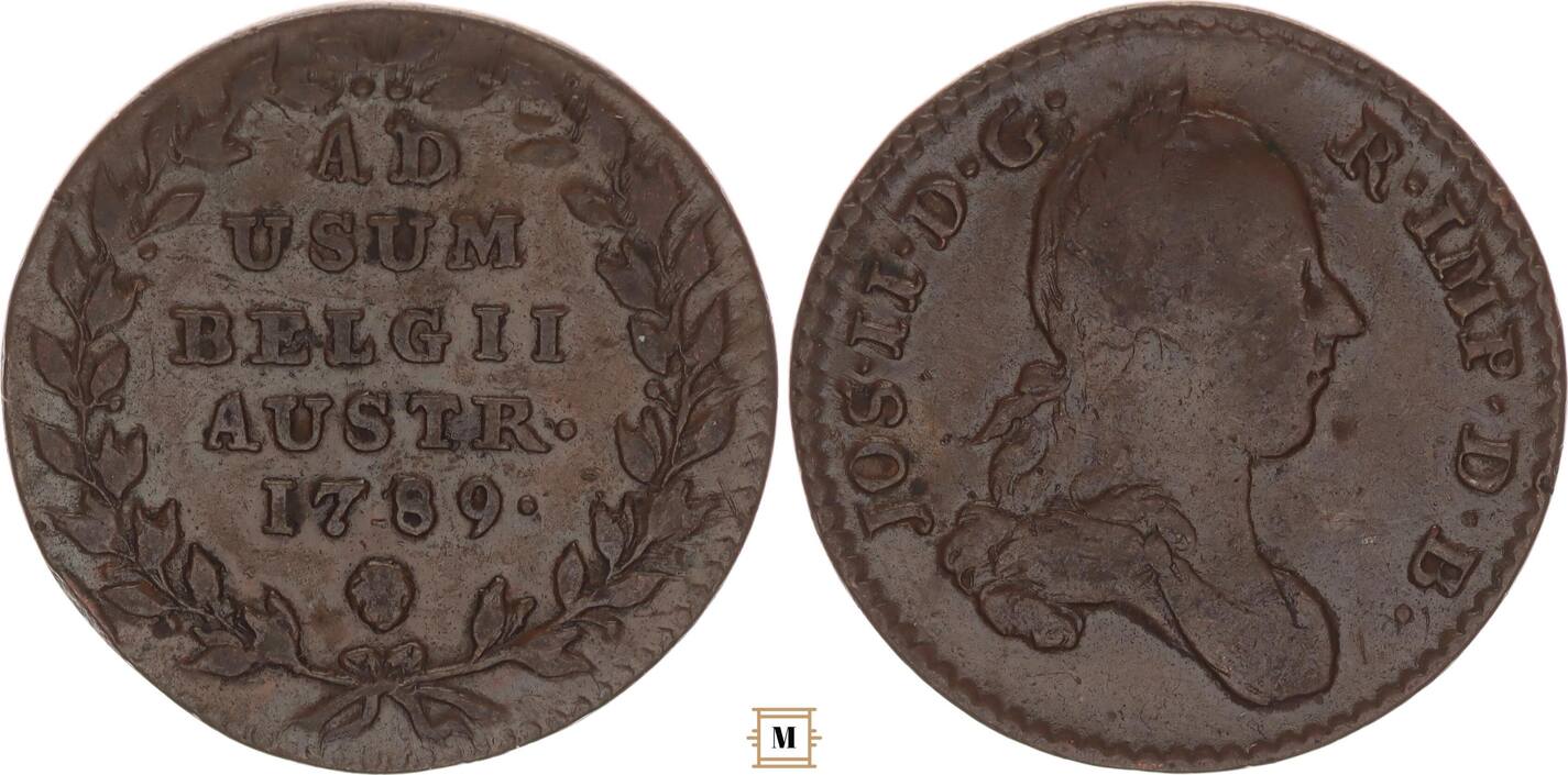 Austrian-Netherlands 2 liards 1789 Joseph II., Bruxelles | MA-Shops