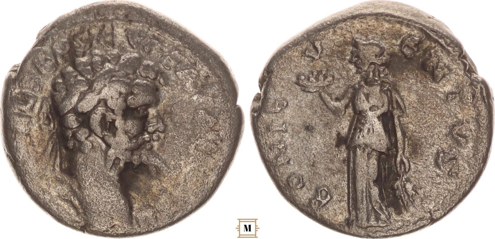 Roman Empire AR denarius 193-211 Septimius Severus, BONI EVENTVS, Bonus ...