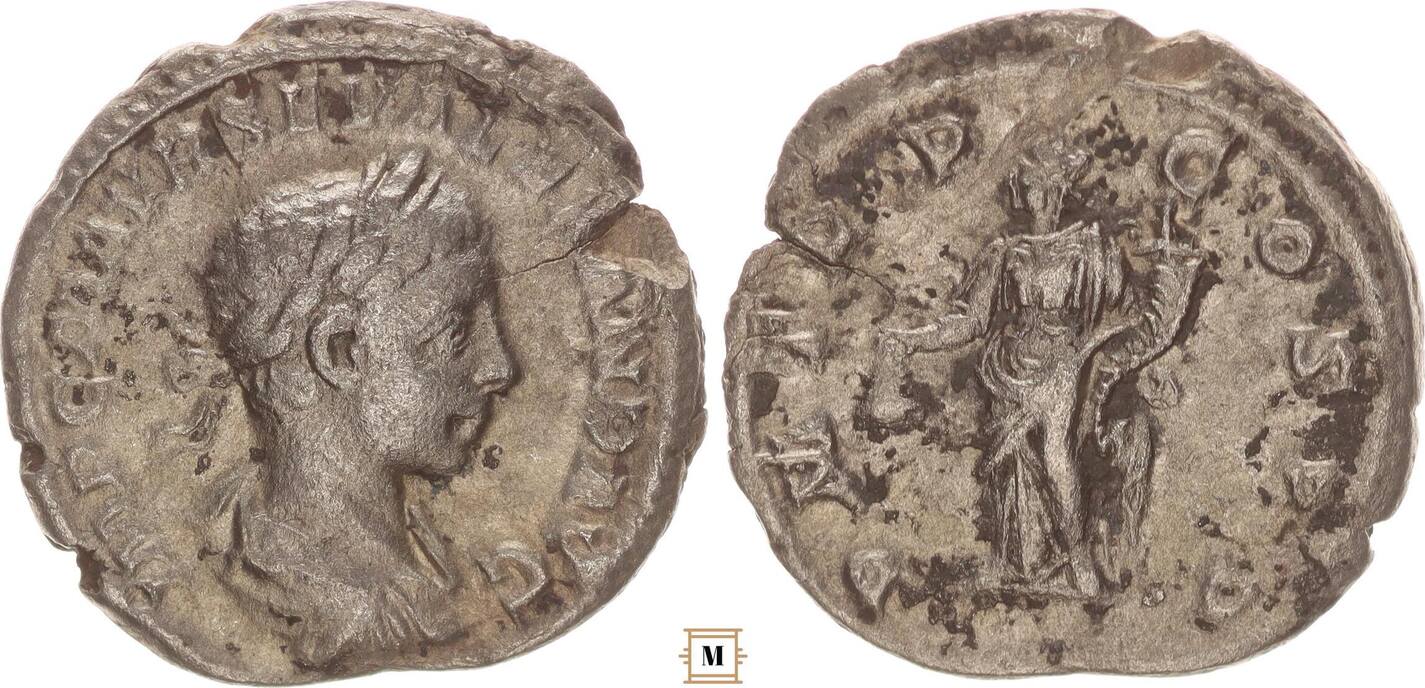 Roman Empire AR denarius 222-235 Severus Alexander, PM TR P COS P P ...