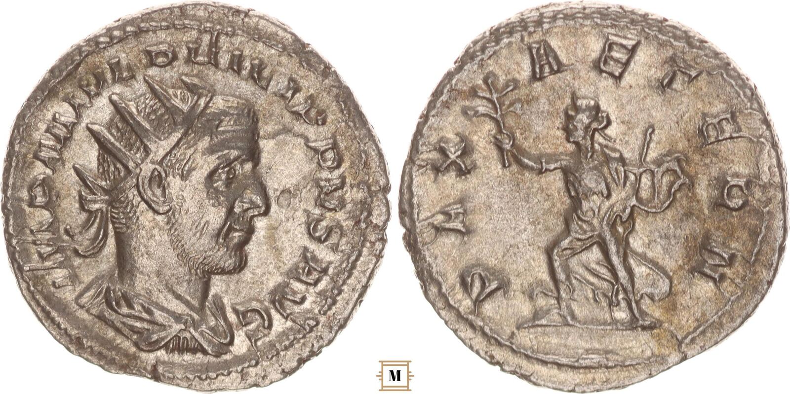 Roman Empire AR Antoninianus 244-249 Philip I., PAX AETERN, Pax ...