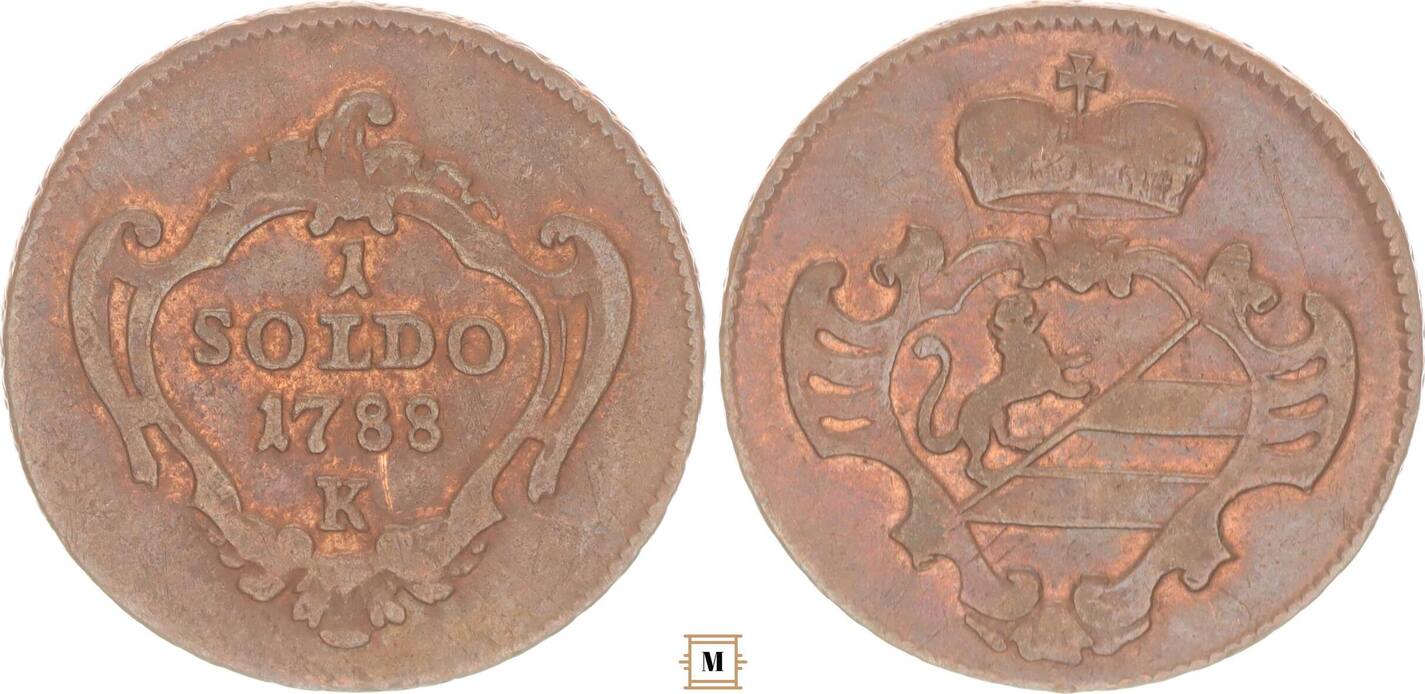 Italy - Gorizia 1 soldo 1788 K | MA-Shops
