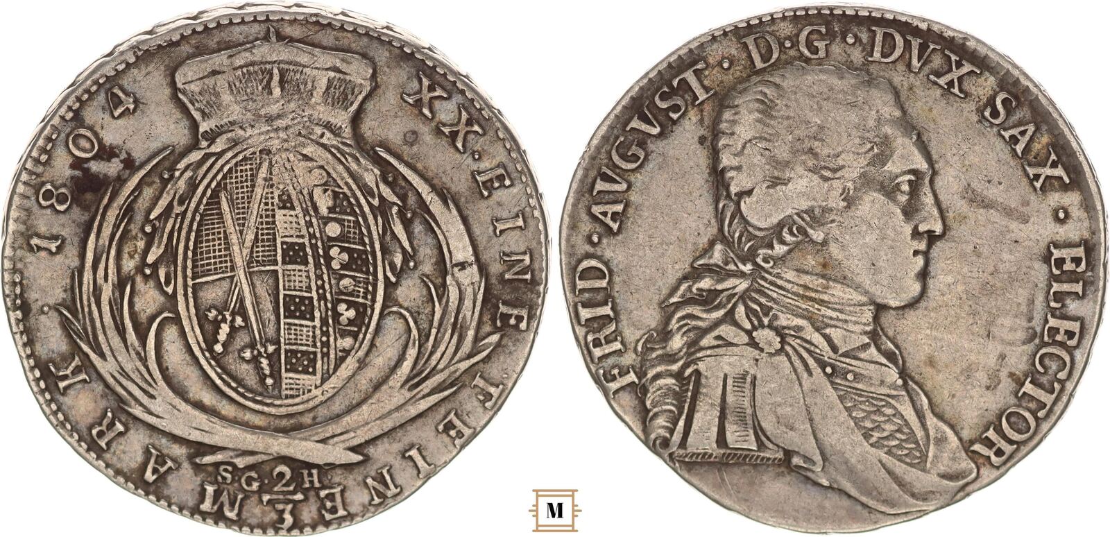 Germany 2/3 taler 1804 SGH Sachsen, Friedrich August III. | MA-Shops
