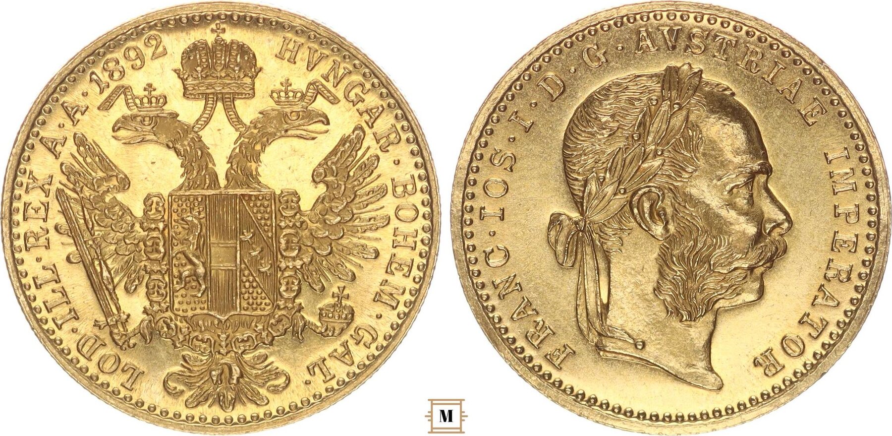 Austria ducat 1892 Franz Joseph aUNC | MA-Shops