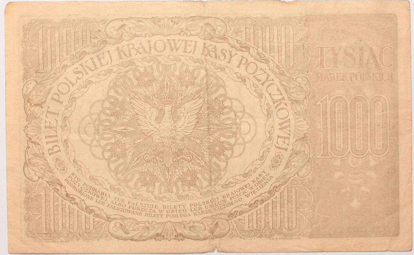 Poland 1000 marek 1919 | MA-Shops