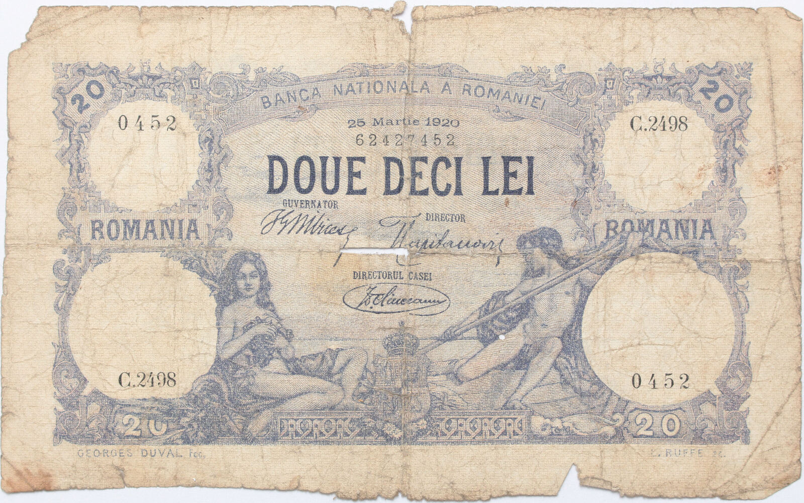 Romania 20 lei 1920 | MA-Shops