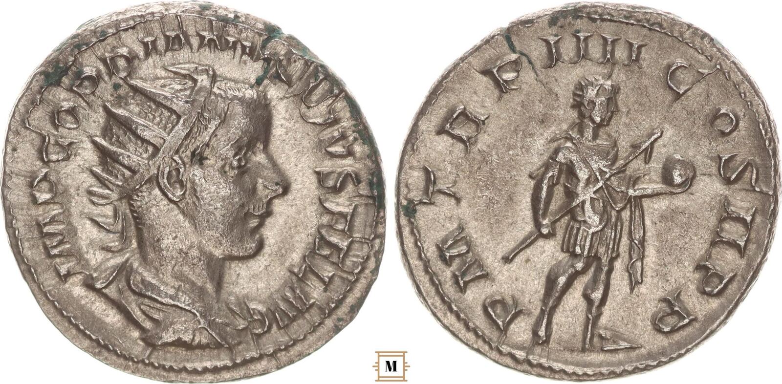 Roman Empire Antoninianus 238-244 Gordian III., PM TRP IIII COS II PP ...
