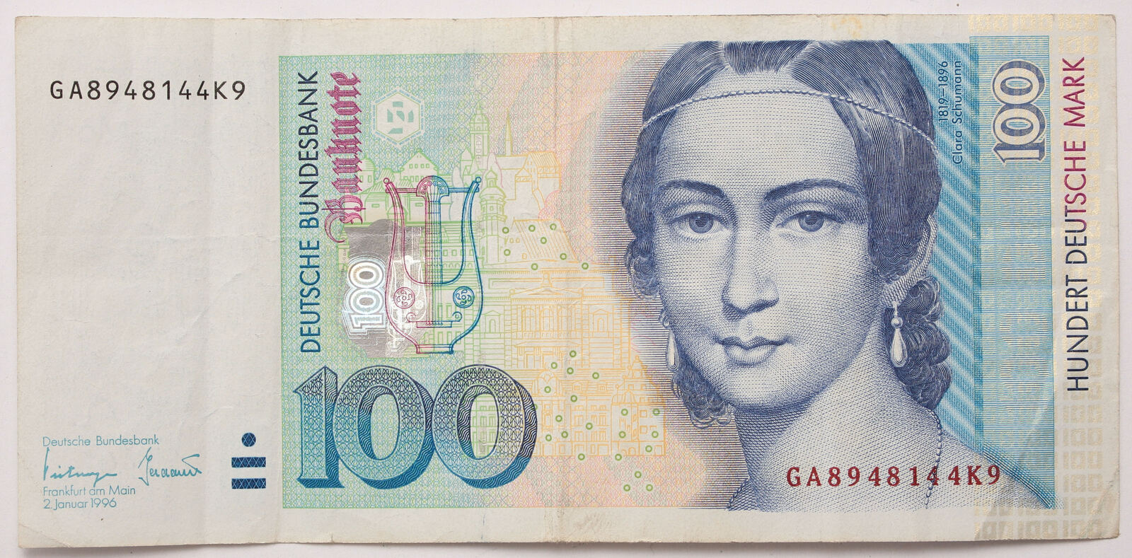Germany 100 mark 1996 VF | MA-Shops