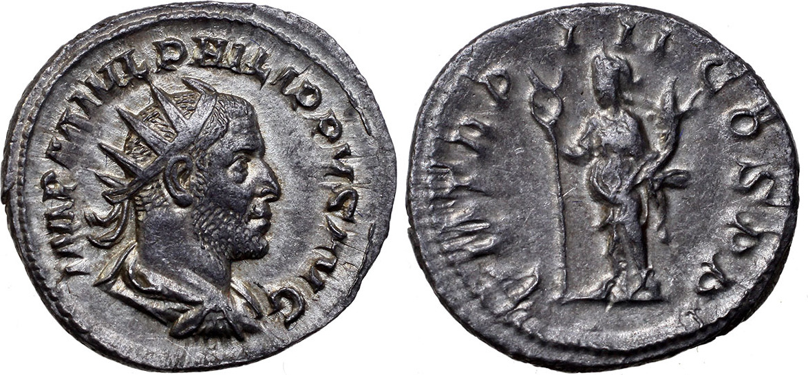 Roman Empire Antoninianus 244-249 Philip I. XF | MA-Shops