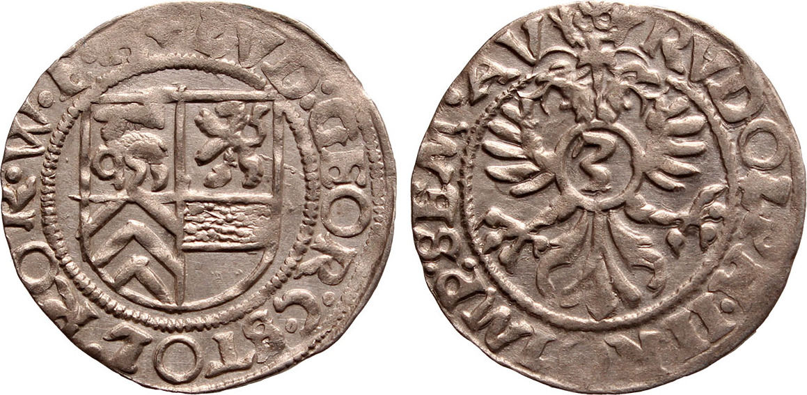 Germany 3 kreuzer o.J Stolberg-Ortenberg, Ludwig Georg (1572-1618) Mit ...