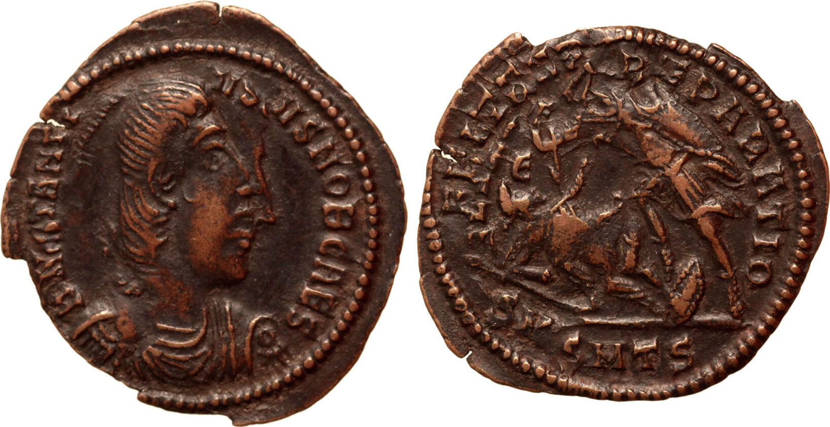 Roman Empire AE follis 351-354 Constantius Gallus as Caesar ...