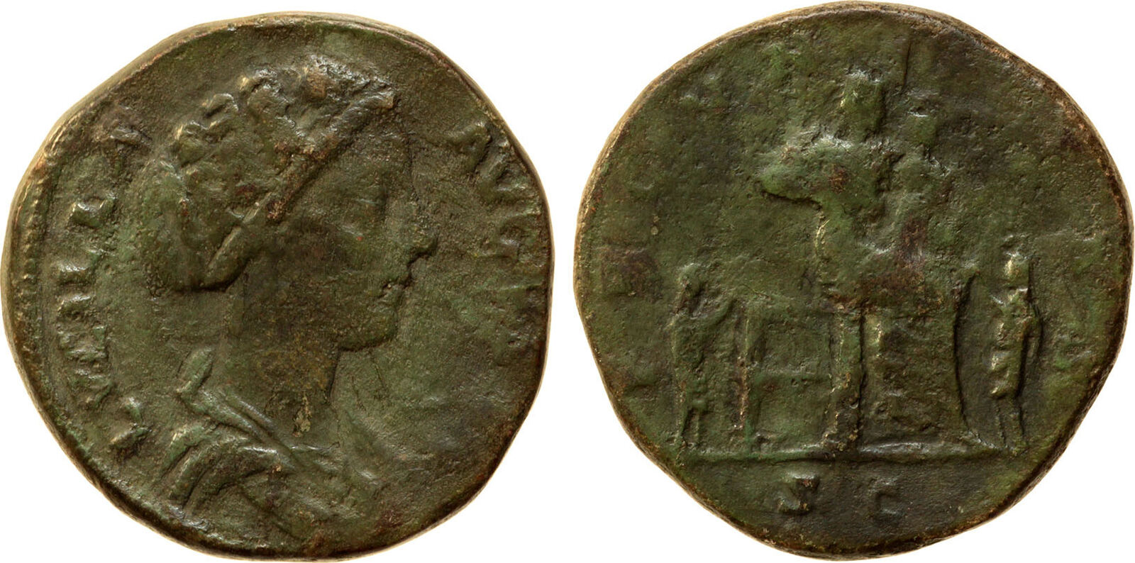 Roman Empire AE sestertius 164-183 Lucilla, Fecunditas | MA-Shops