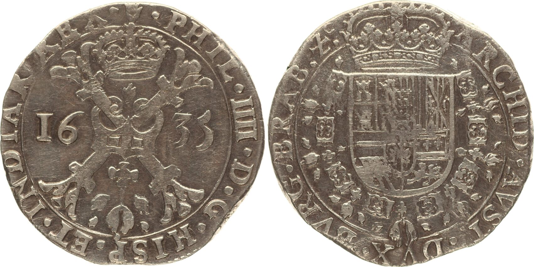 Spanish-Netherland patagon 1635 Philip IV. Antwerp | MA-Shops