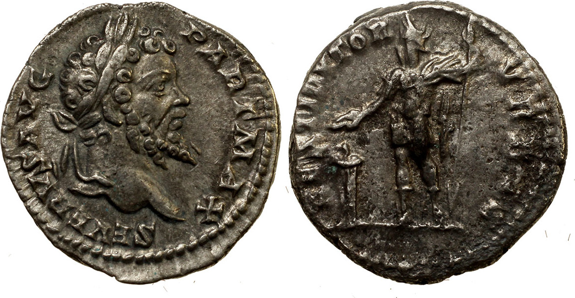 Roman Empire AR Denarius 193-211 Septimius Severus, RESTITVTOR VRBIS ...