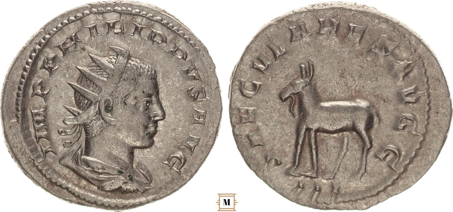 Roman Empire AR antoninianus 247-249 Philip II., Saecvlares Avgg ...