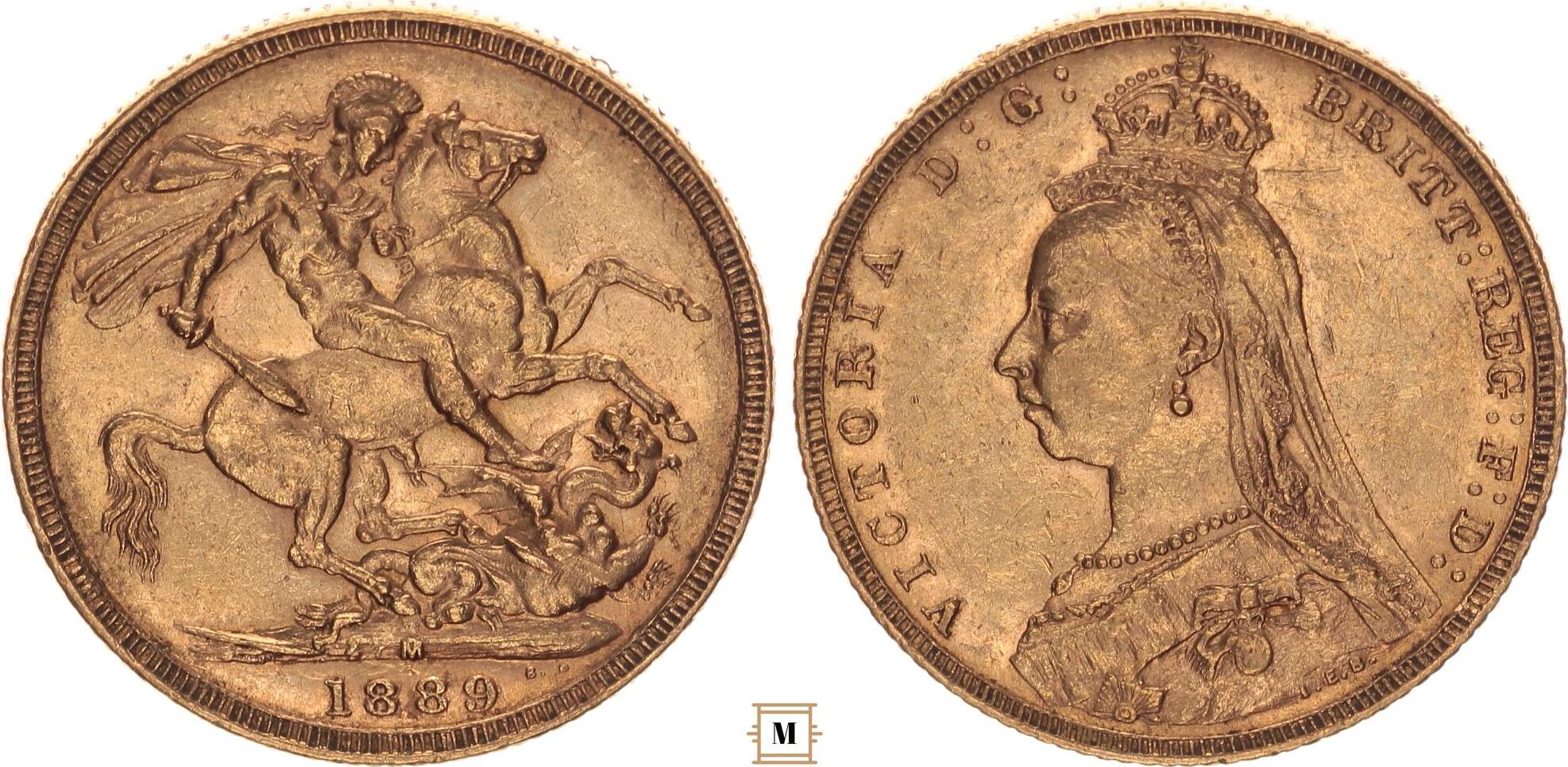 Australia sovereign 1889 M Victoria | MA-Shops