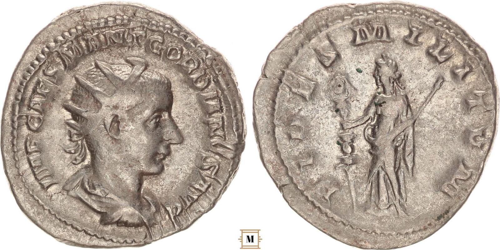Roman Empire Antoninianus 238-244 Gordian III., FIDES MILITVM, Fides ...