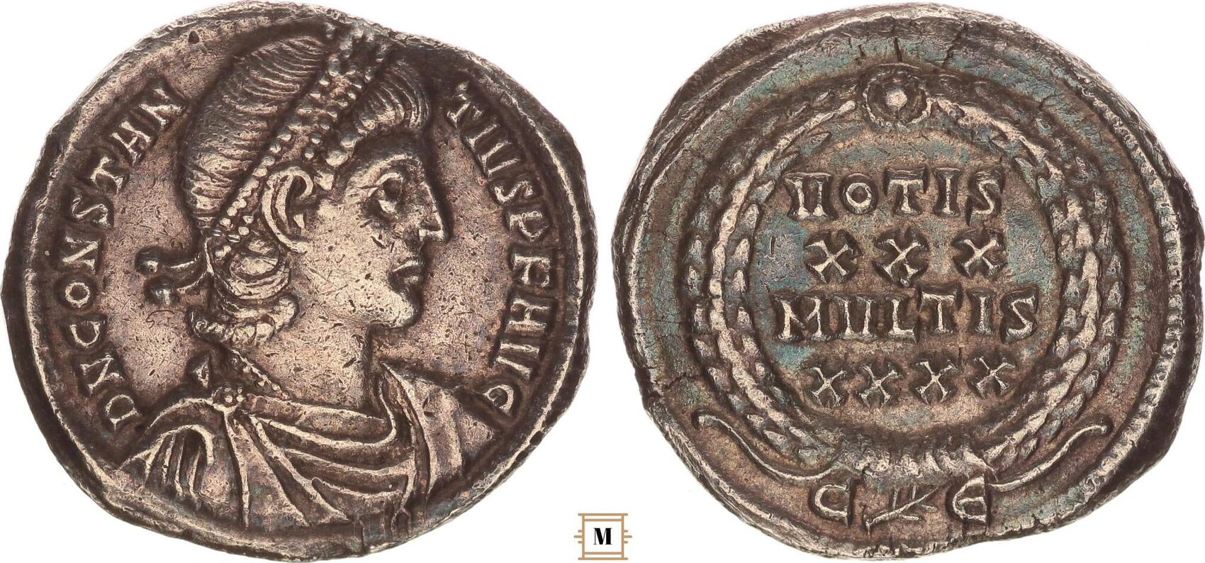 Roman Empire AR siliqua 337-361 Constantius II., Constantinople | MA-Shops