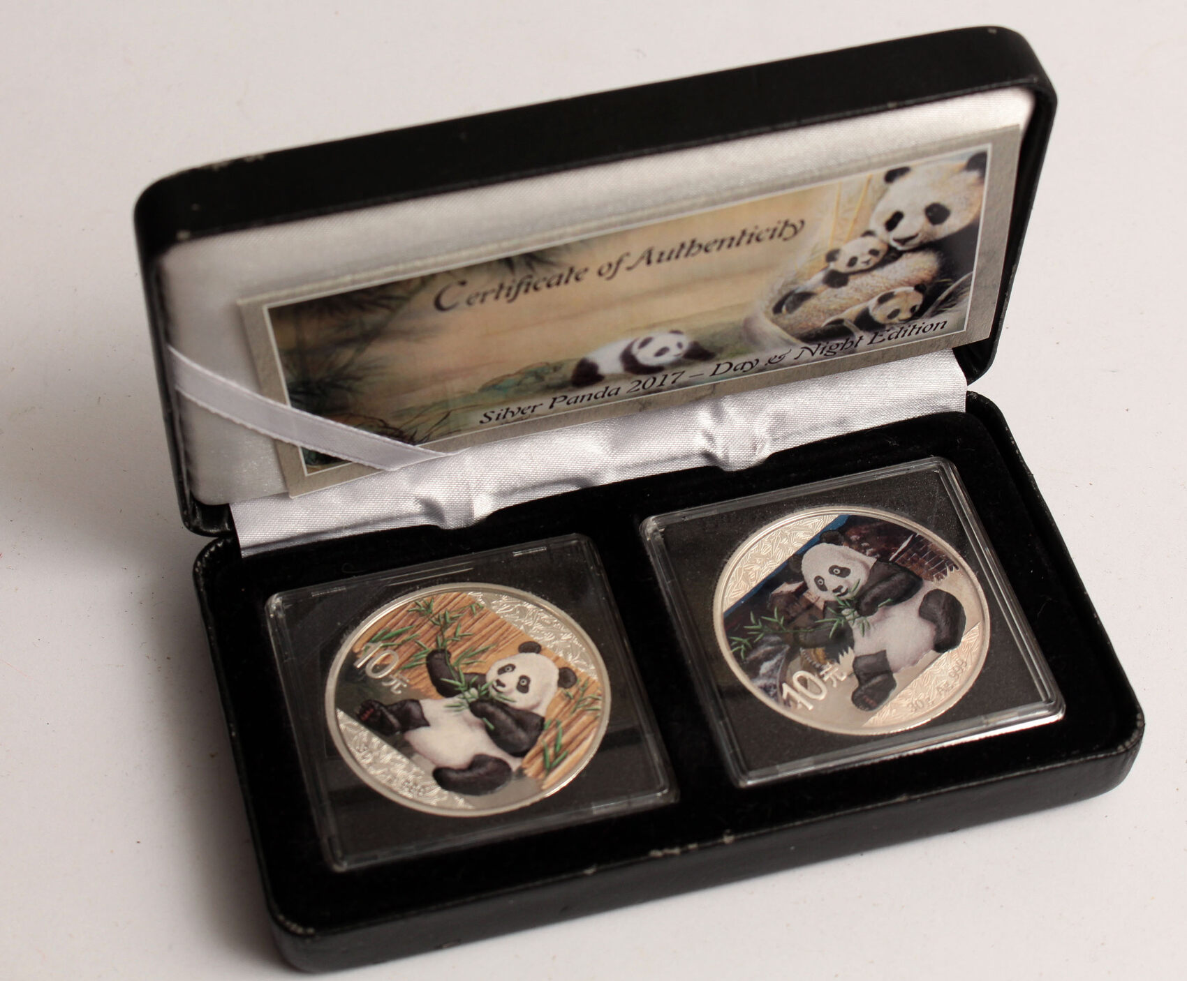 China 2x 10 yuan 2017 Day & Night set PROOF | MA-Shops