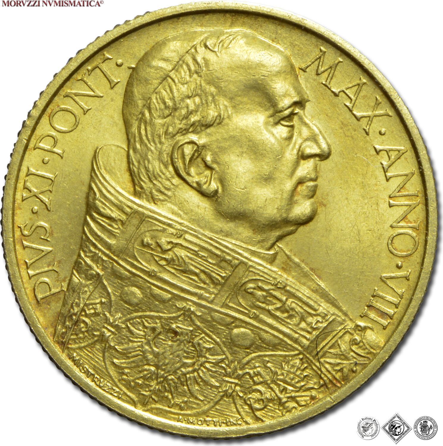 Vatican City State / Vatikanstadt Set of 9 coins (100 lire in gold ...