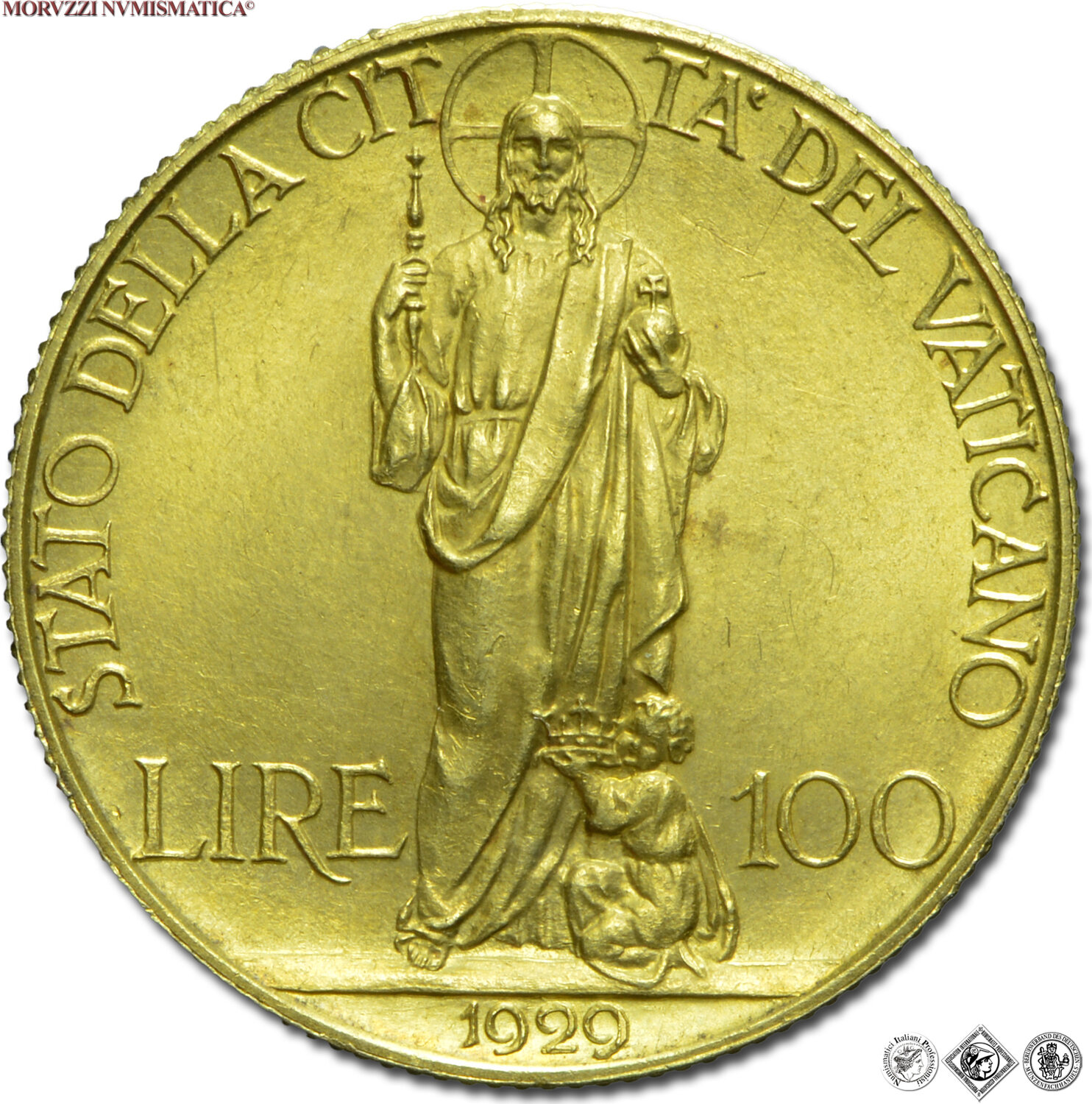 Vatican City State / Vatikanstadt Set of 9 coins (100 lire in gold ...