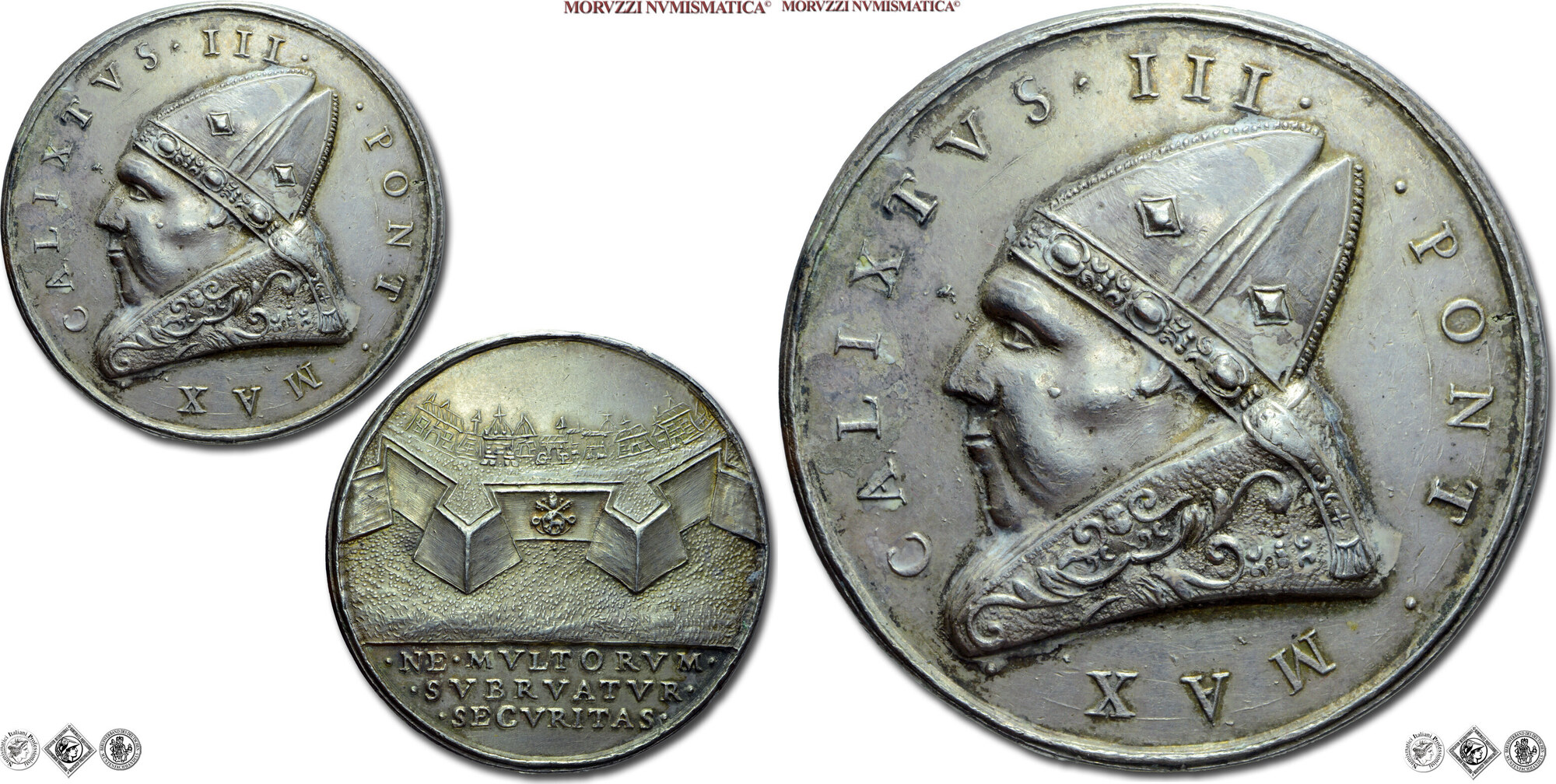 Papal States / Kirchenstaat / États pontificaux Silver Medal ...