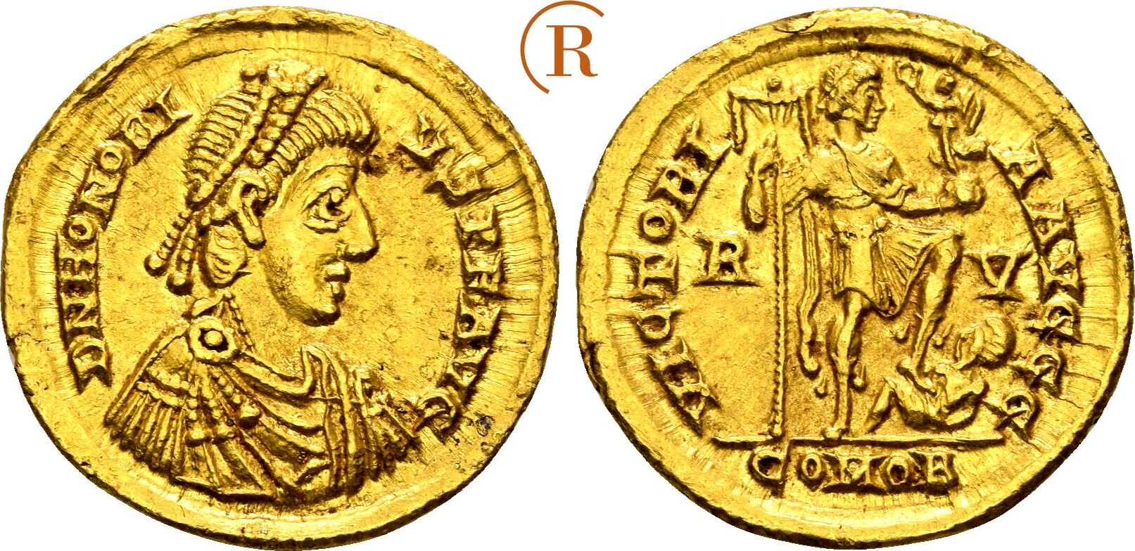 RÖMISCHE KAISERZEIT Honorius, 393-423 n.Chr. Solidus 402-406 n.Chr ...