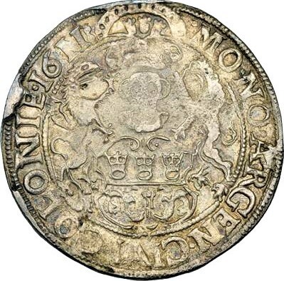 KÖLN, STADT Taler 1611, mit Titel Rudolf II Rauer Stempel, VF+ | MA-Shops